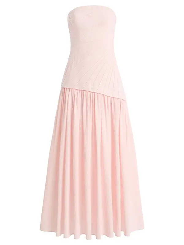Significant Other Exclusive Blyth Strapless Maxi Dress - Pink