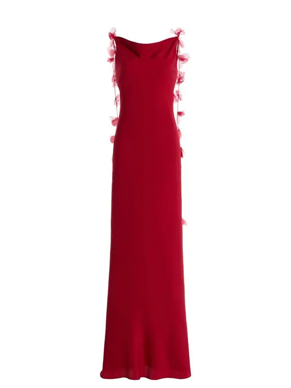 Cult Gaia Nymeria Silk Gown - Red