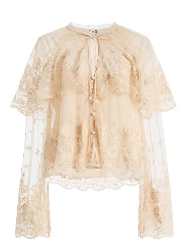 Sea Bronte Embellished Top - Pink