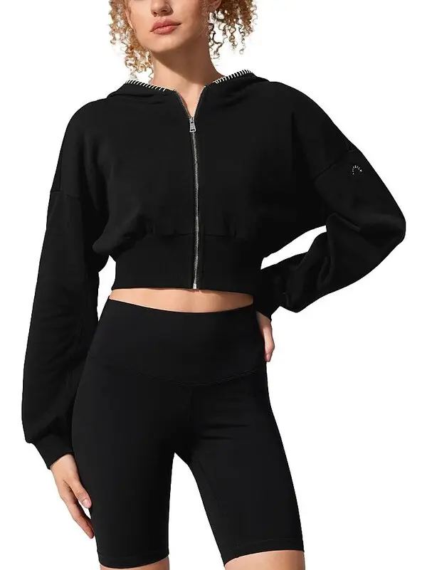 Lilysilk Seamflow Drift Zip-up - Black
