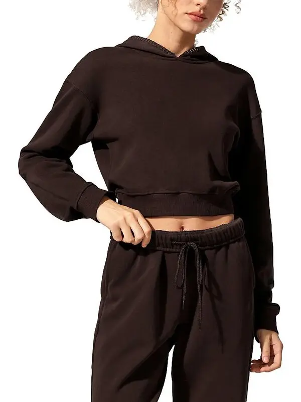 Lilysilk Seamflow Poise Pullover - Espresso