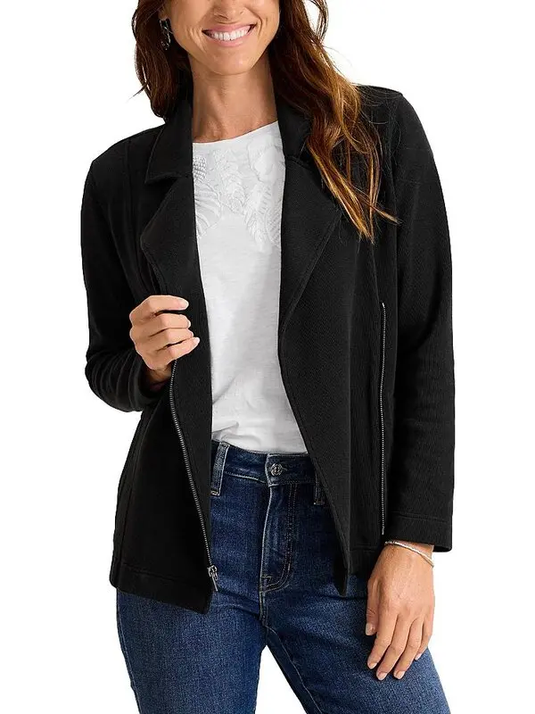 Tommy Bahama Aruba Moto Jacket - Black