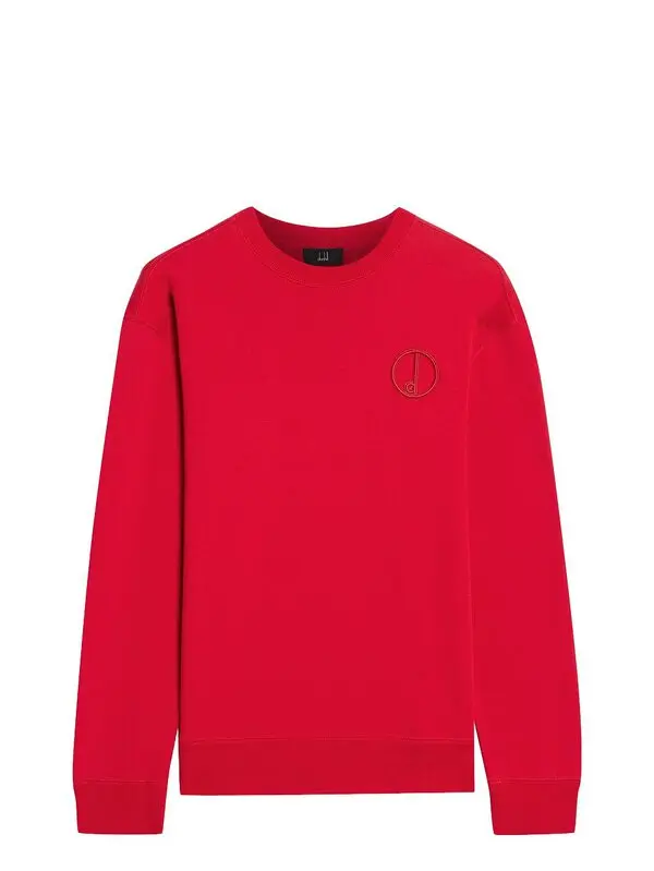 Dunhill Cotton-terry Sweatshirt - Red