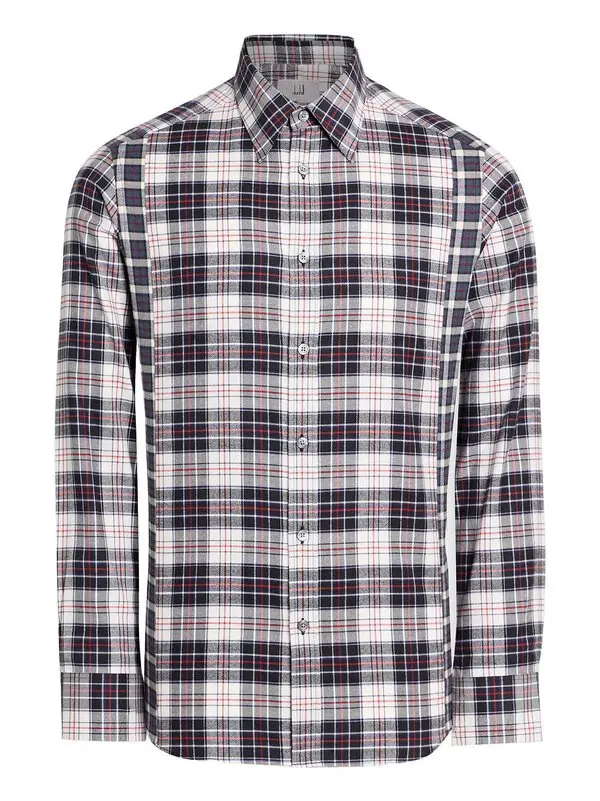 Dunhill Checked Cottonflannel Shirt - Black