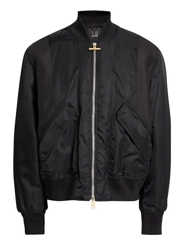 Dunhill Shell Bomber Jacket - Black