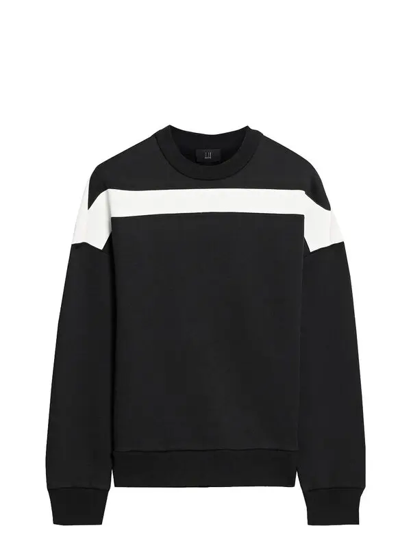 Dunhill Striped Jersey Sweatshirt - Black