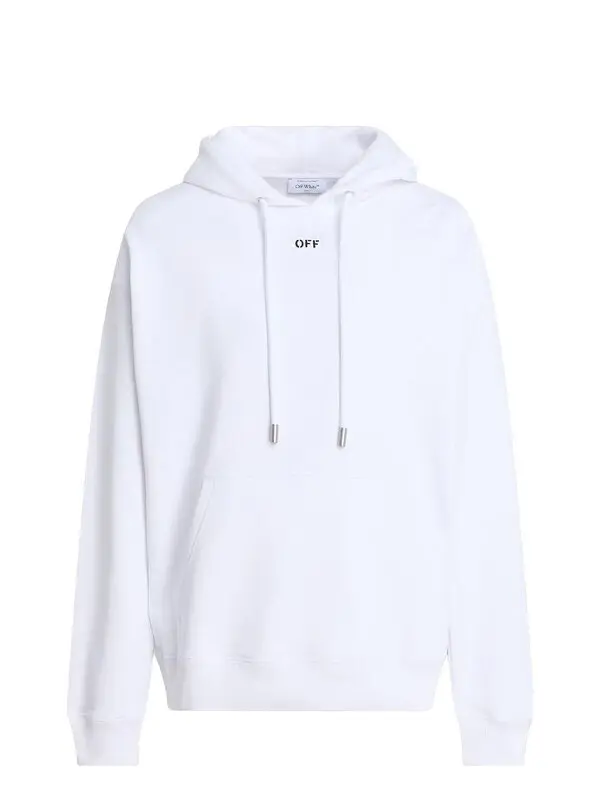 Off-White Arrow Skate Printed Hoodie - White