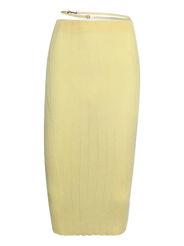 Jacquemus The Pralã¹ Skirt - Light Yellow