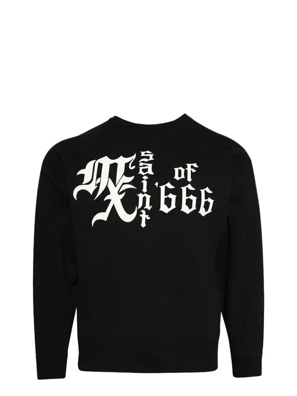 SAINT MXXXXXX Crewneck Sweatshirt - Black