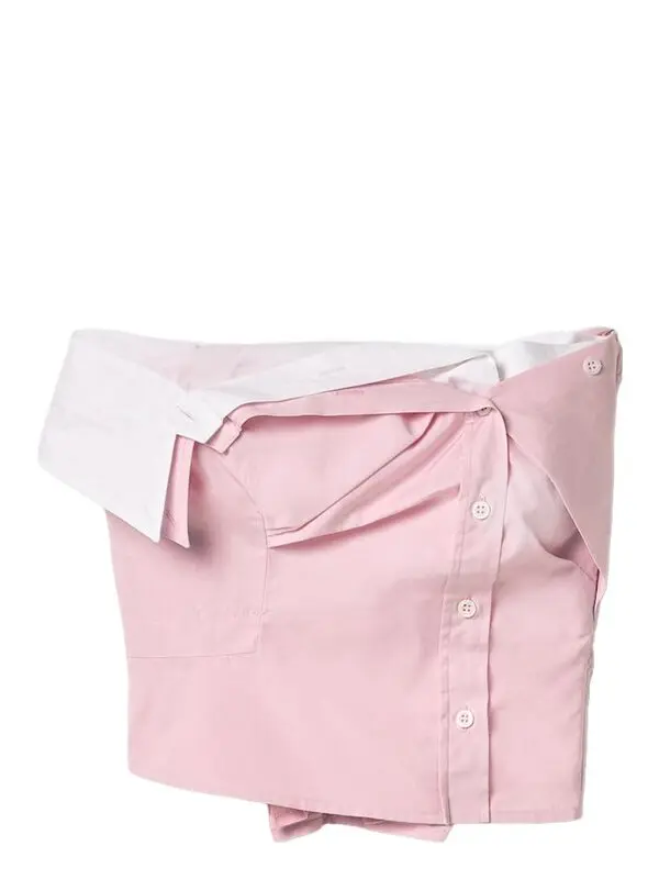 Miu Miu Poplin Top - Pink