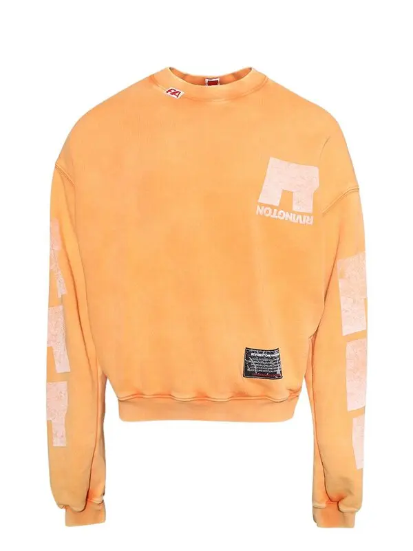 RIVINGTON ROI REBIS Heritage Crewneck Sweatshirt - Bosch Orange