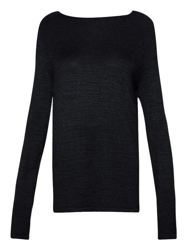 THE ROW Long Sleeve Top - Deep Blue