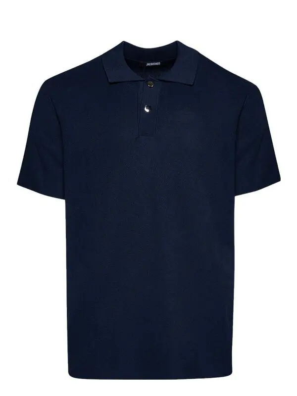 Jacquemus Le Polo Maille Shirt - Dark Navy
