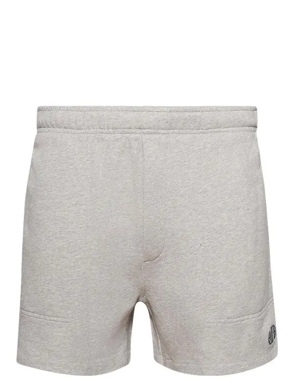BODE Sweat Shorts With Side Stripe - Heather Grey