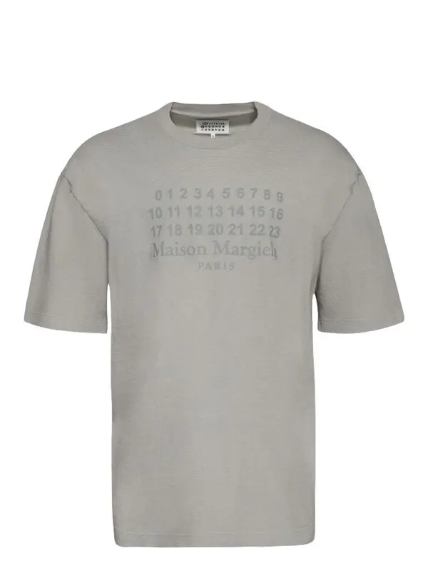 MAISON MARGIELA Logo Tee - Grey