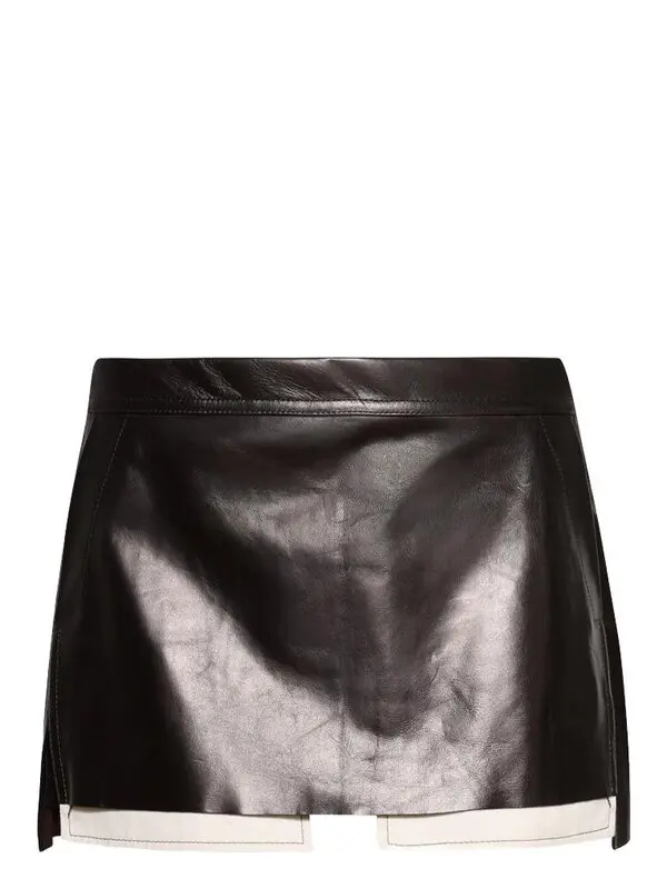 Rick Owens Mini Skirt - Mahogany