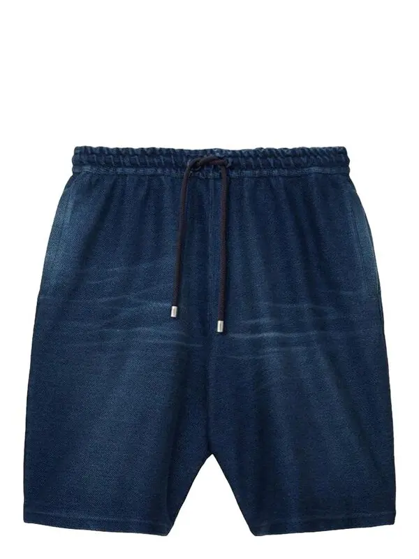 Loewe Thigh Length Shorts - Indigo Blue