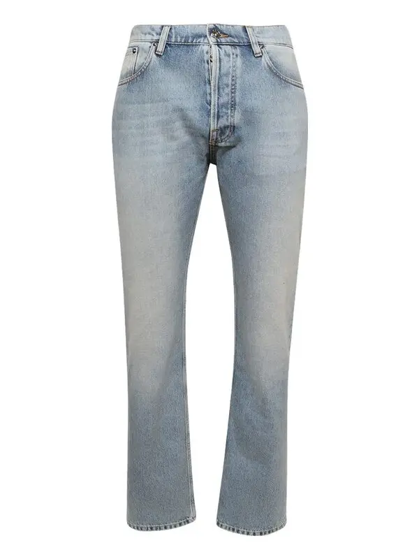 LANVIN Straight Leg Jeans - Light Blue