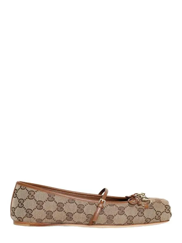 Gucci Horsebit Ballet Flat - Beige