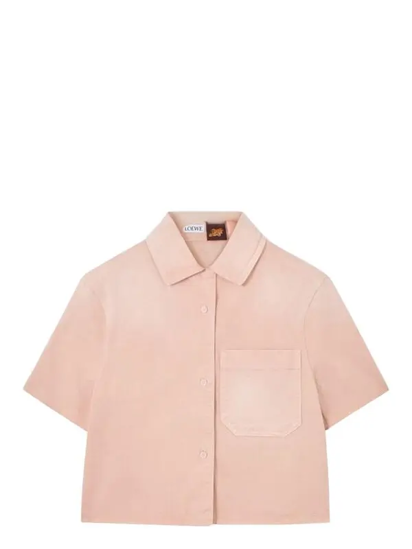 Loewe Paula's Ibiza Short Sleeve Shirt - Light Pink