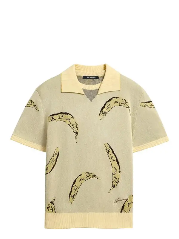Jacquemus Marino Banana Polo Shirt - Yellow