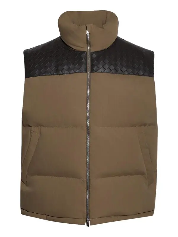 Bottega Veneta Frosted Poplin Puffer Gilet - Liana
