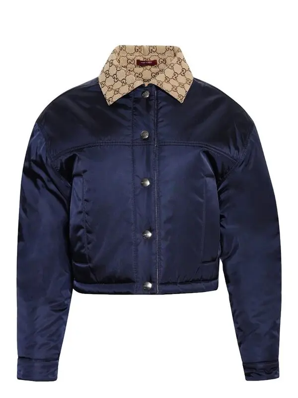 Gucci Bomber Gabardine Jacket - Royal