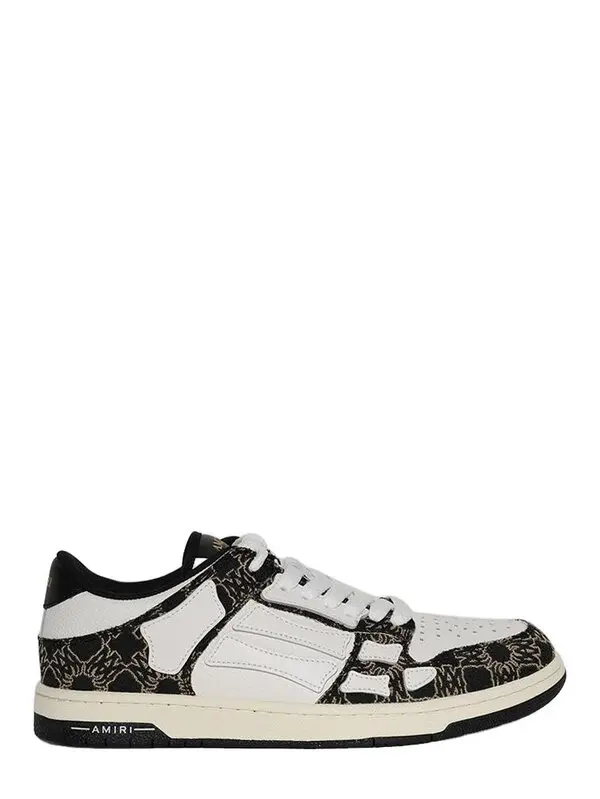 Amiri Quad Skel Top Low Sneakers - Black