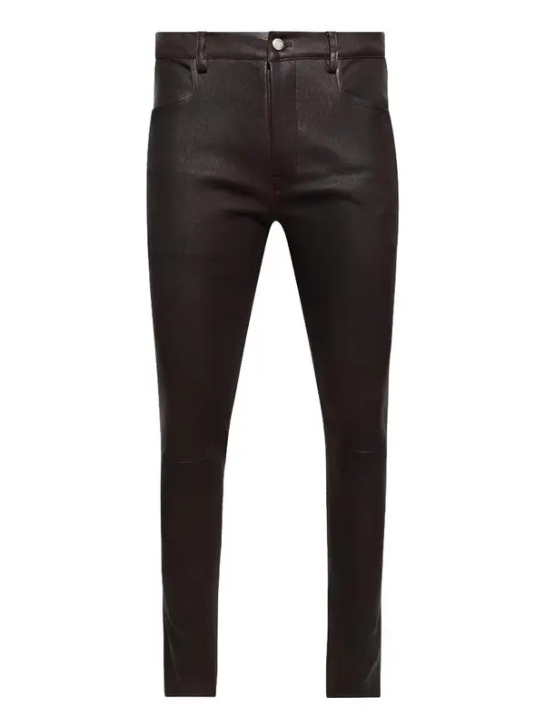 Rick Owens Tyrone Pants - Mahogany