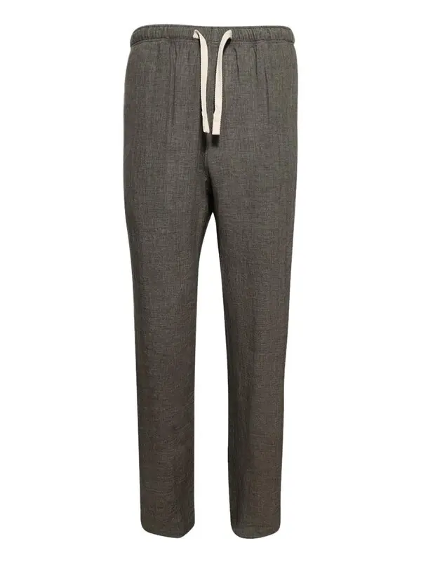 Palm Angels Monogram Cozy Pants - Military Grey