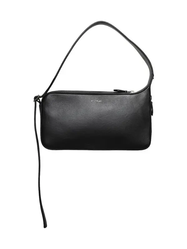 COURRÃ¨GES Leather Racer Bag - Black