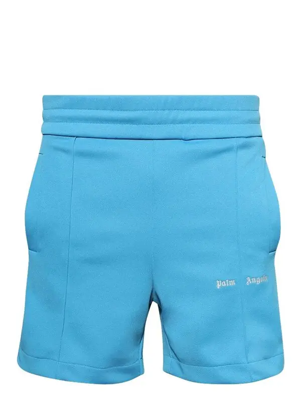 Palm Angels Classic Logo Track Shorts - Light Blue