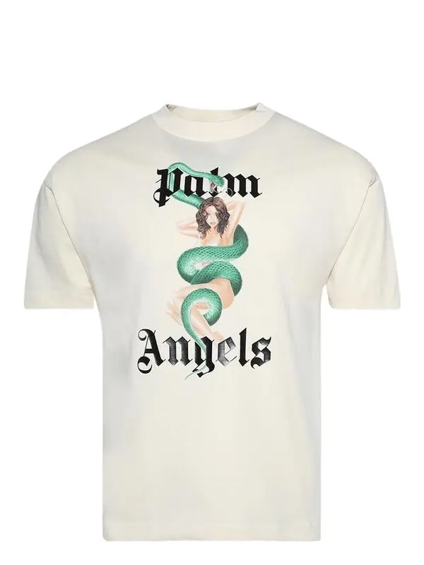 Palm Angels Ivy Pin Up Tee - Ivory