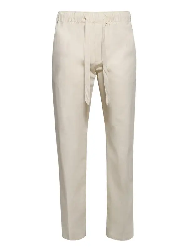 LANVIN Cotton Pants - Off White