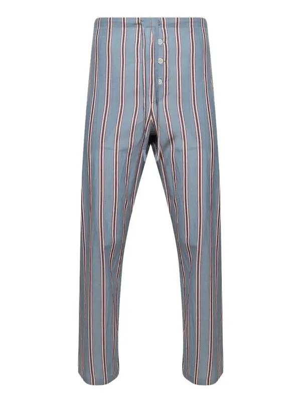 BODE Regatta Stripe Pajama Pants - Blue