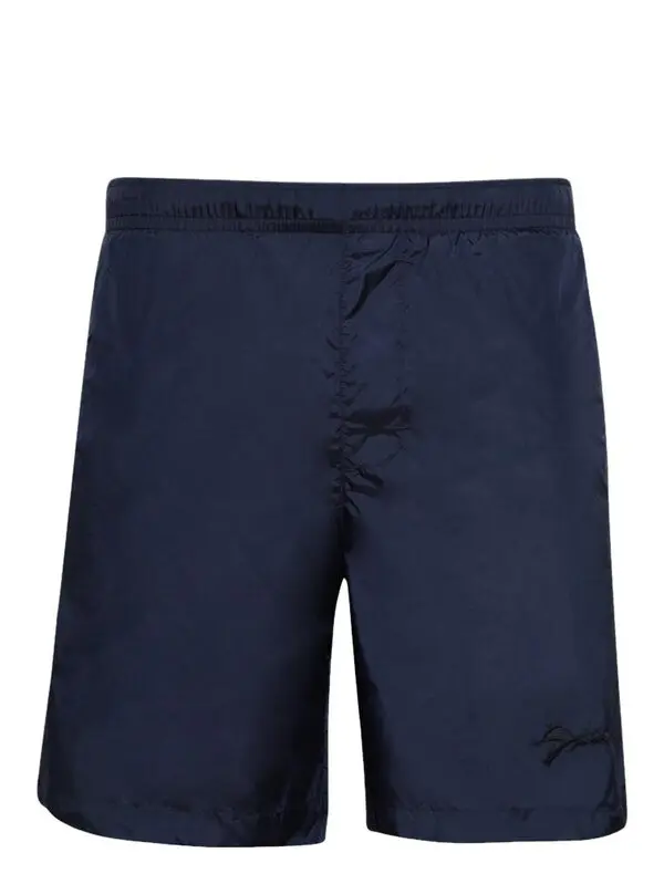 Givenchy Swim Shorts With Logo Embroidery - Dark Blue