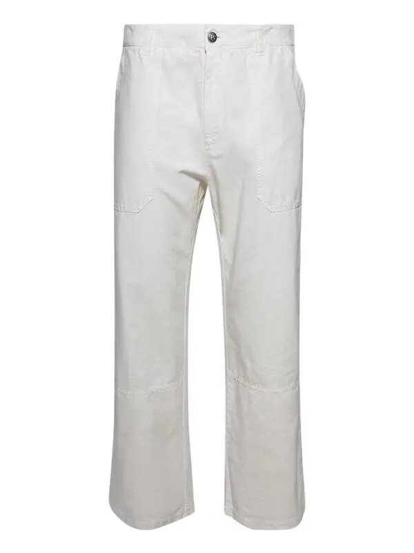 Palm Angels Monogram Workwear Pants - Off White