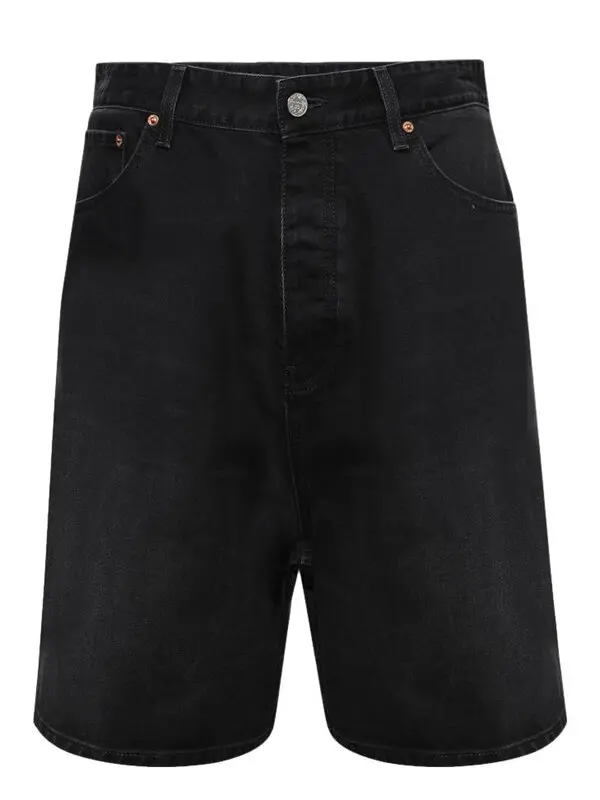 Vetements Denim Shorts - Black