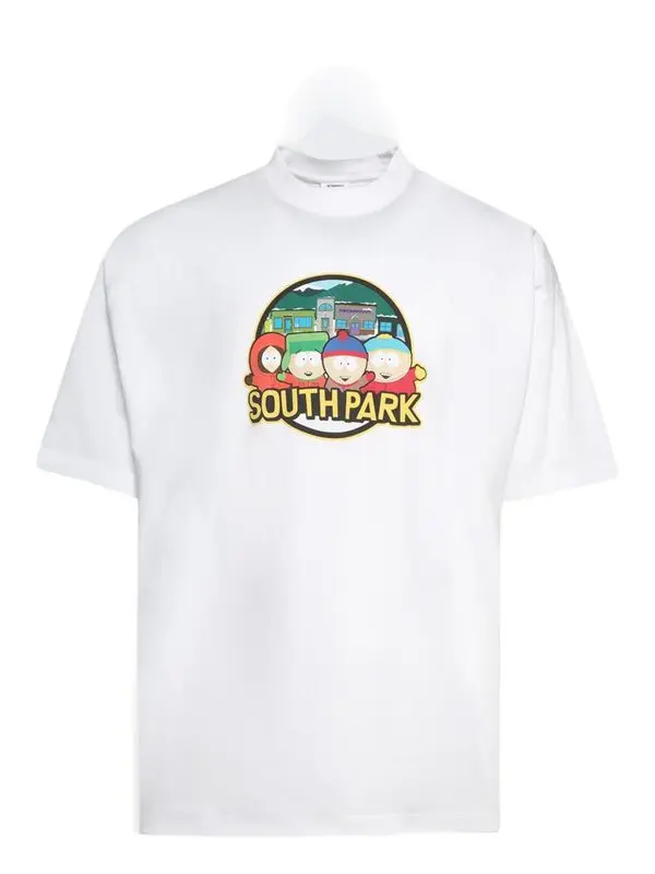 Vetements Southpark Oversized Tee - White