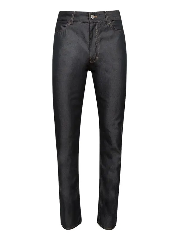 Givenchy Skinny Straight Fit Trousers - Indigo Blue