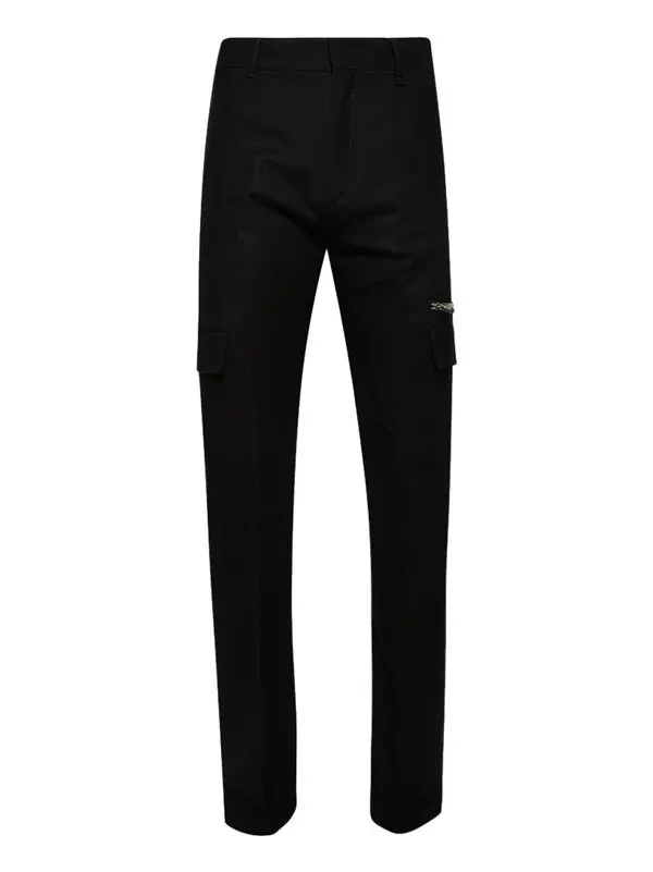 Givenchy Formal Wool Pants With Pocket Details - Black