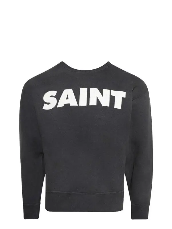 SAINT MXXXXXX Logo Sweatshirt - Black