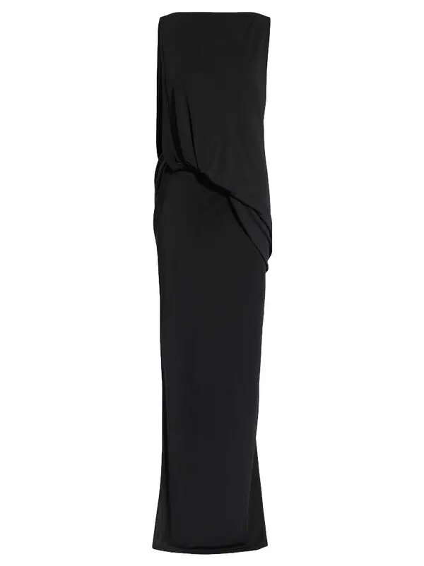 Jacquemus Peplo Long Dress - Black