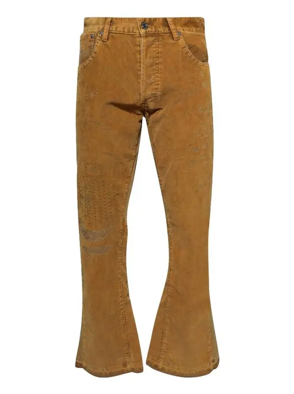 GALLERY DEPT. Corduroy La Flare Jeans - Golden Brown
