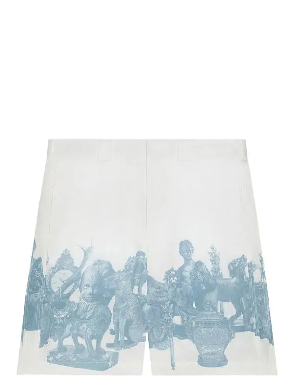 Givenchy Bermuda Shorts - Blue And White