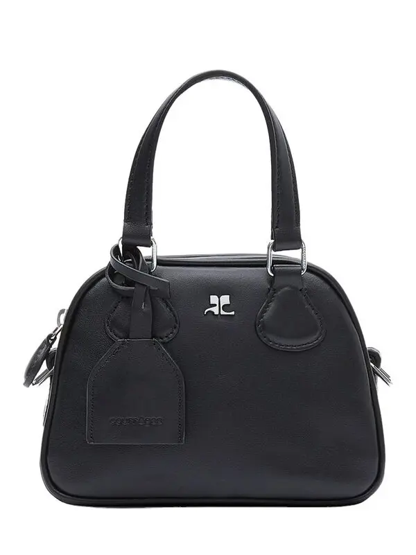 COURRÃ¨GES Ac Stud Mini Bowling Bag - Black