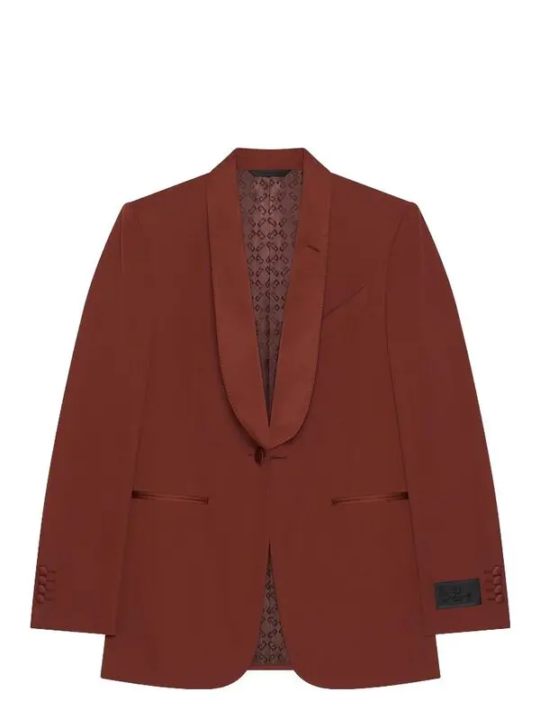 Givenchy Shawl Jacket - Dark Rust