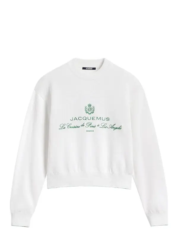 Jacquemus La Maille Venice Knit Top - Hotel Address White
