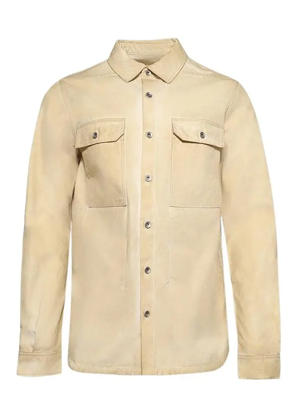 Rick Owens Outershirt Jacket - Parchment