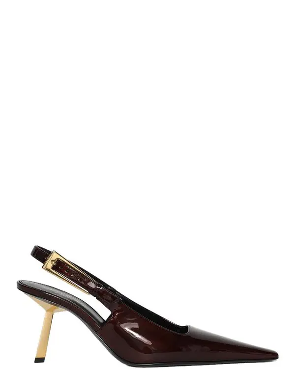 Saint Laurent Stone Rudolph Slingback Pumps - Marron Glace